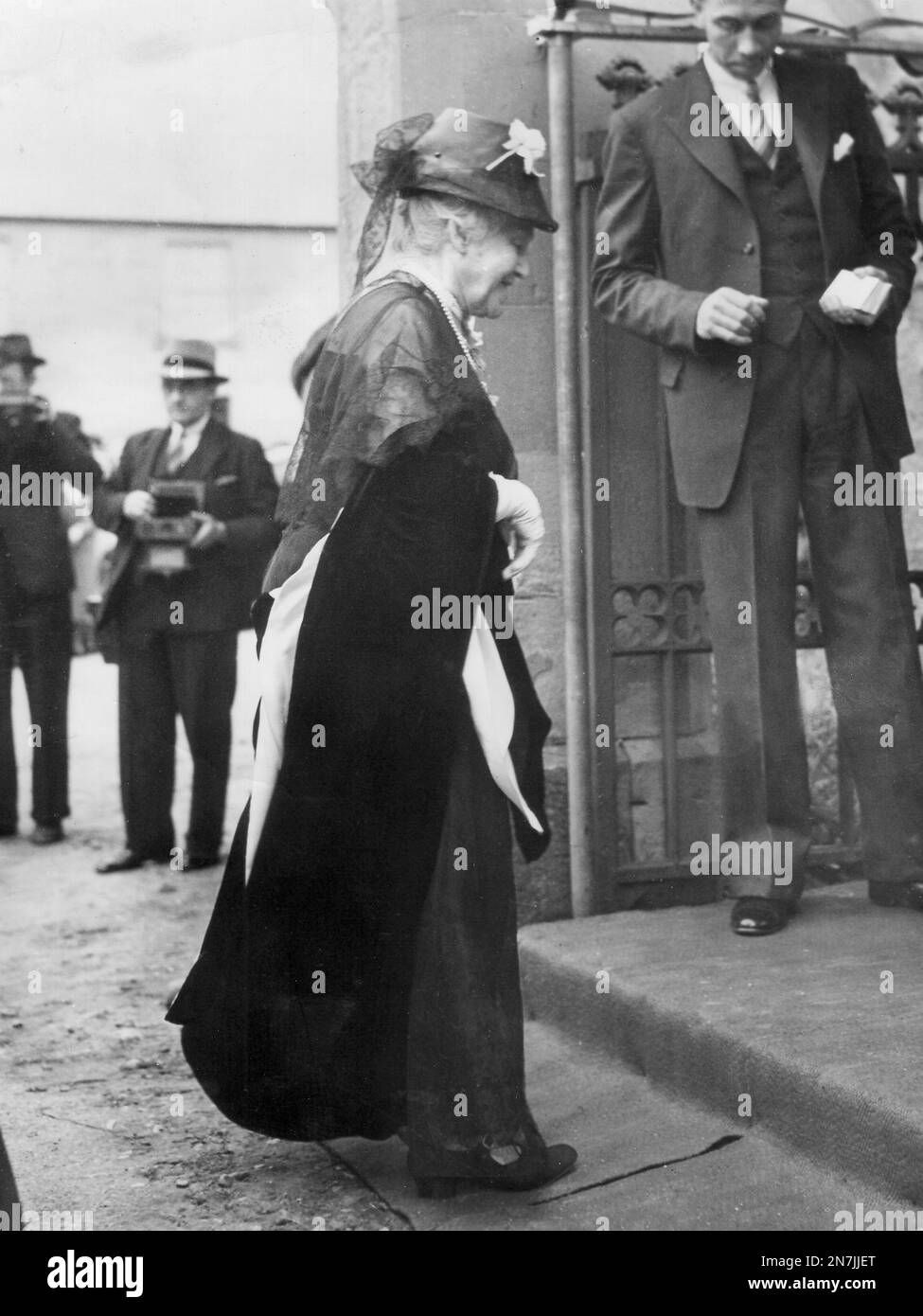 Louise Whitfield Carnegie, widow of the steel magnate Andrew Carnegie ...