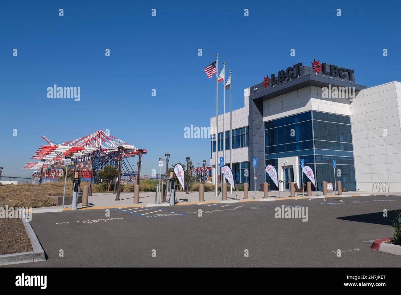 The Long Beach Container Terminal (LBCT) Administrative Offices ...