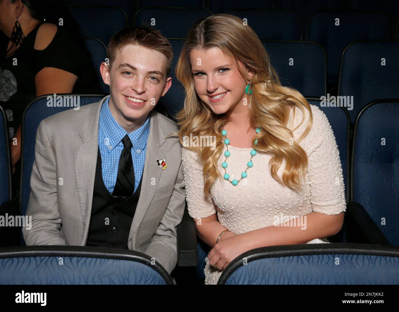 Dylan Riley Snyder and Madison Curtis attend the Radio Disney Music ...