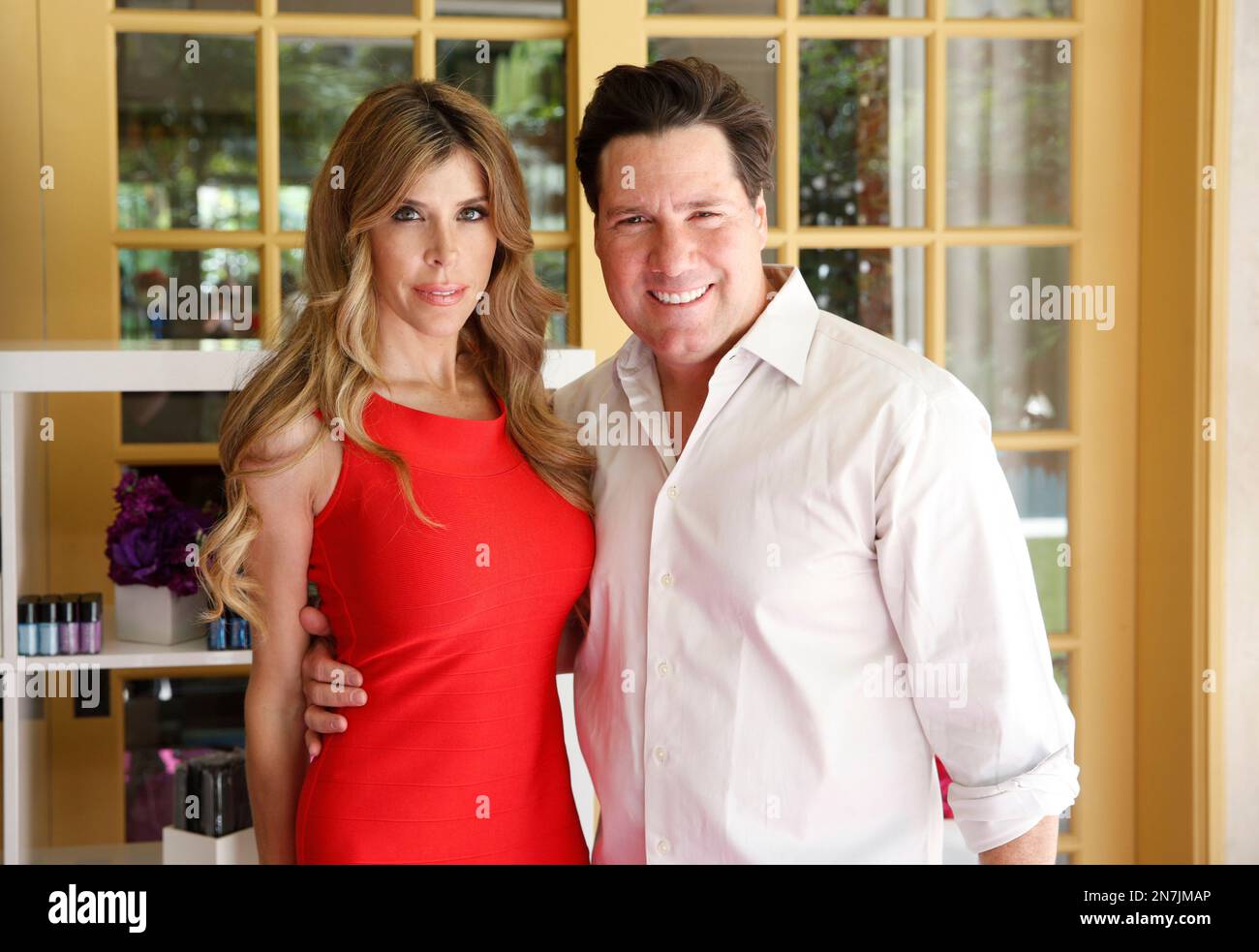 Melissa Ravo and Aaron Ravo attend the Polish Play and emPower Chrome ...