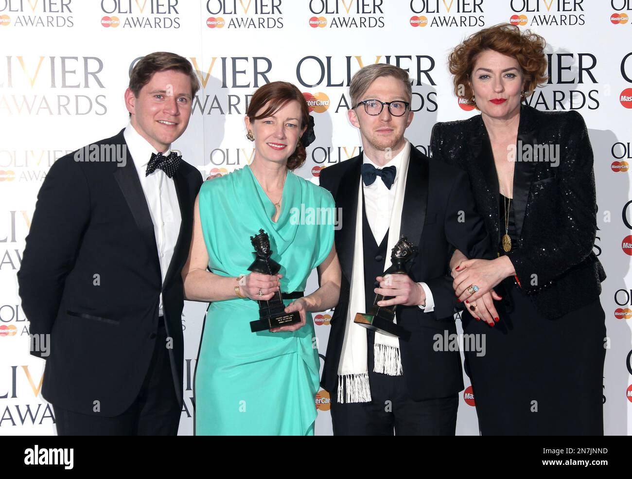 Alan Leech, Bunny Christie winner of Best Set Design Award and Anna ...