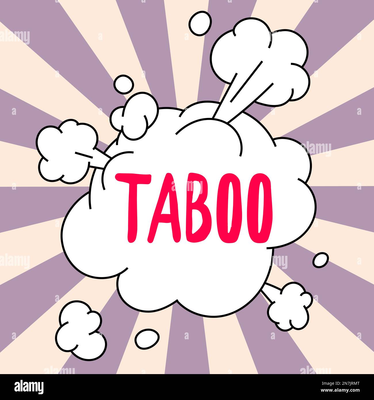 Writing displaying text Taboo. Internet Concept a social or religious ...