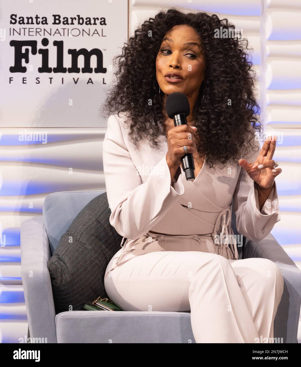 Angela Bassett at the 2023 Santa Barbara International Film Festival ...