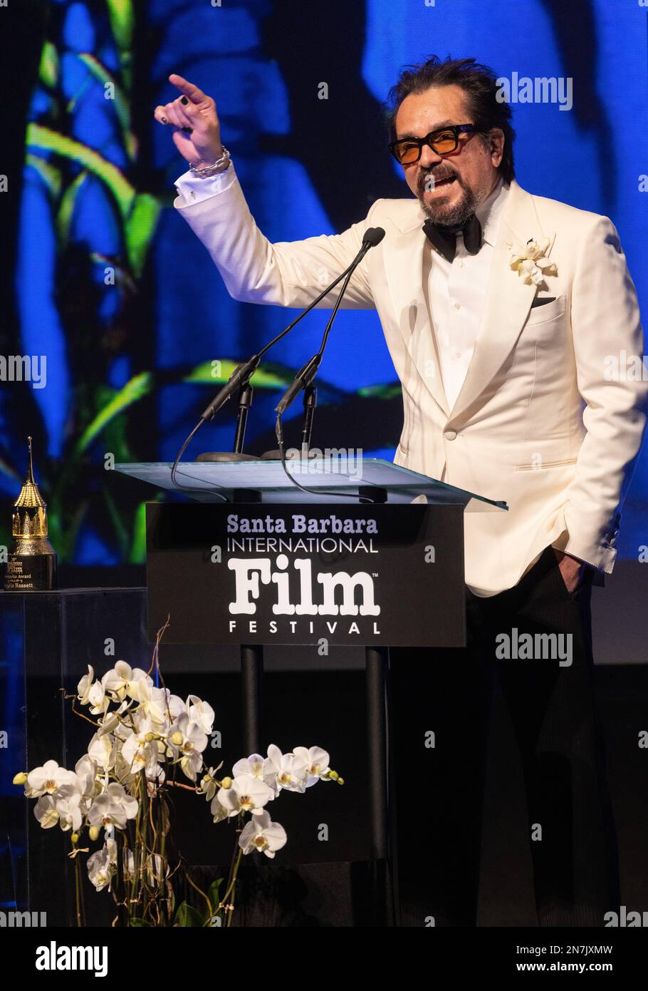 Roger Durling speaks at the 2023 Santa Barbara International Film ...