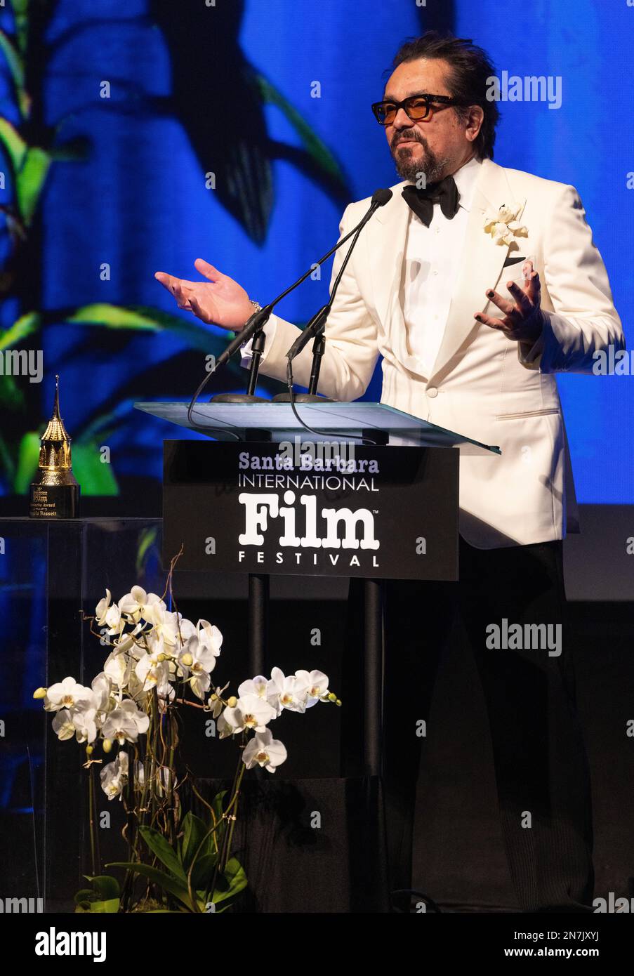 Roger Durling speaks at the 2023 Santa Barbara International Film ...