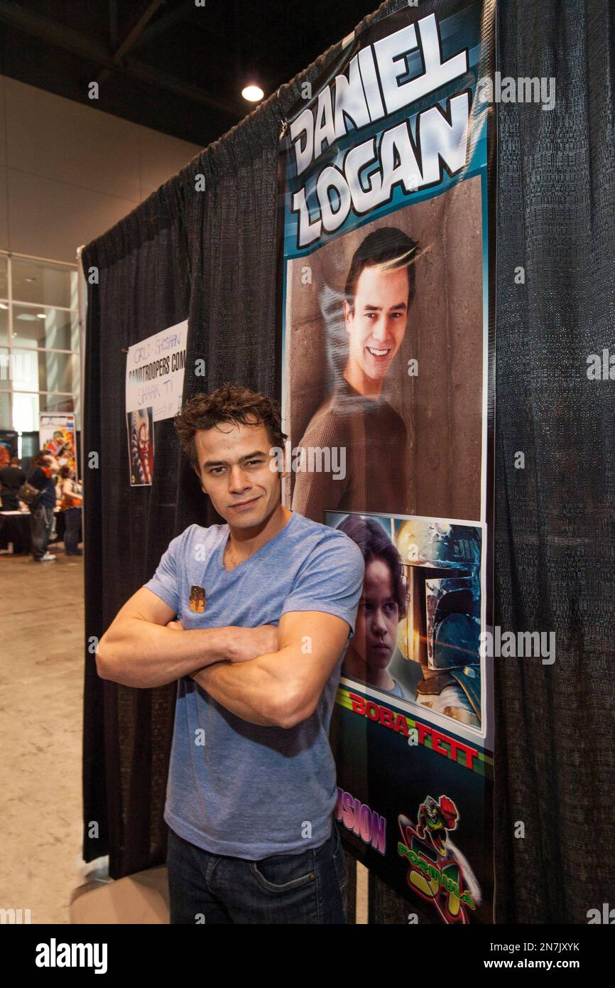 This April 26, 2013 photo shows actor Daniel Logan at the Chicago Comic ...