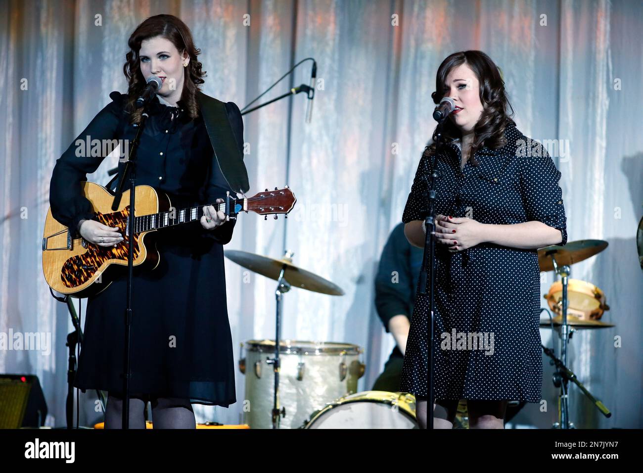 The Secret Sisters, Lydia Rogers, left, and Laura Rogers, right ...