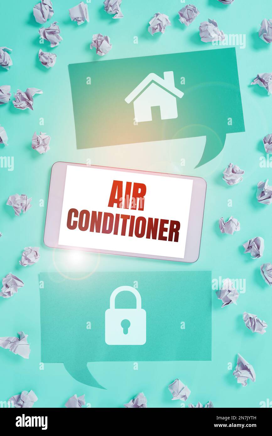 Inspiration showing sign Air Conditioner. Business concept apparatus ...