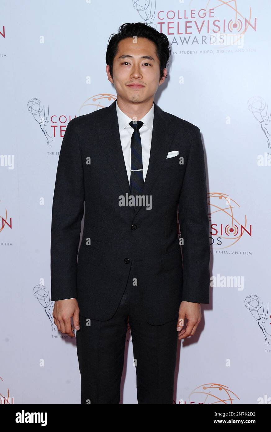 Steven Yeun arrives at the 34th College Television Awards presented by ...
