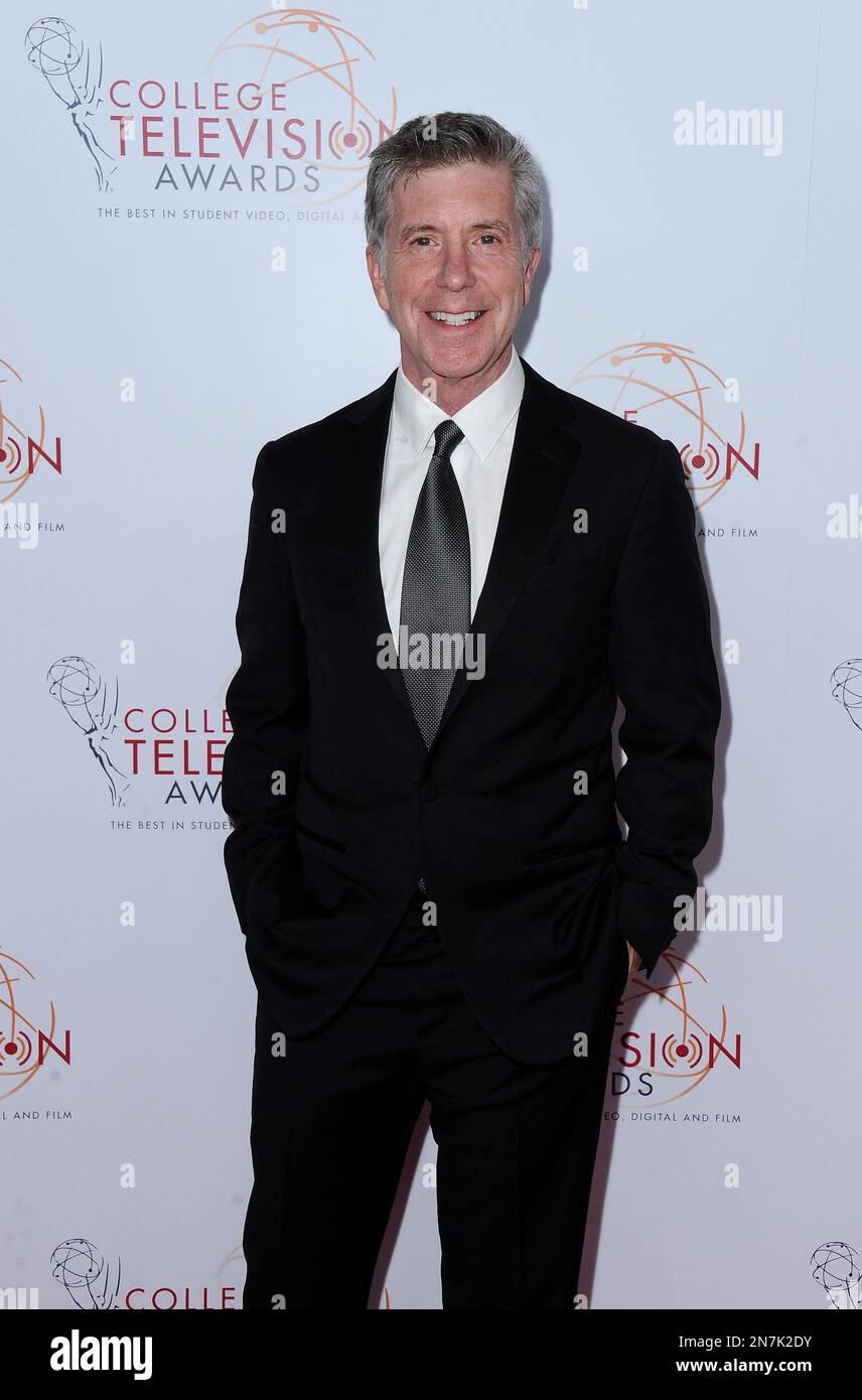 Tom Bergeron arrives at the 34th College Television Awards presented by ...