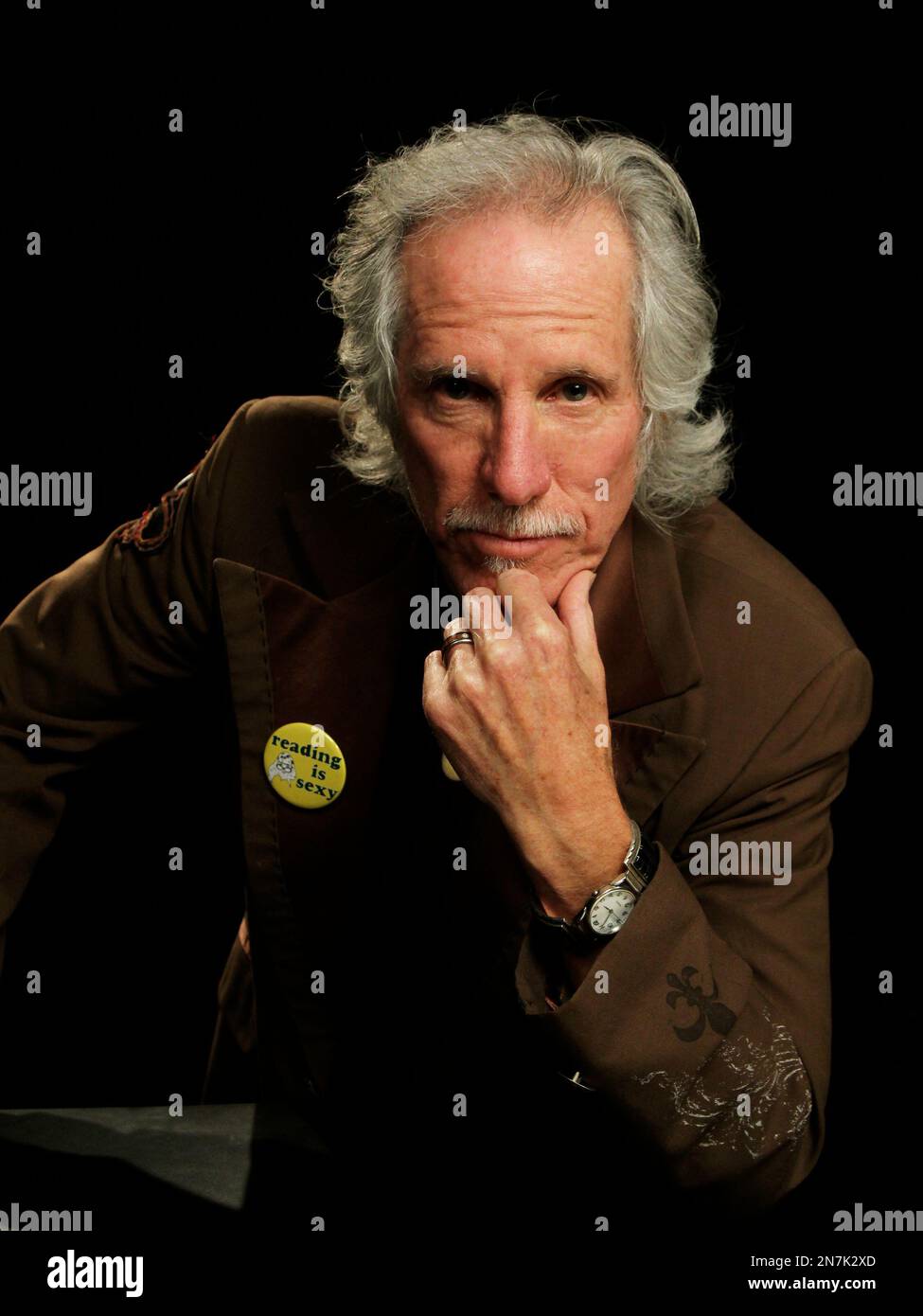 This April 17, 2013 photo shows fFormer Doors drummer John Densmore in ...