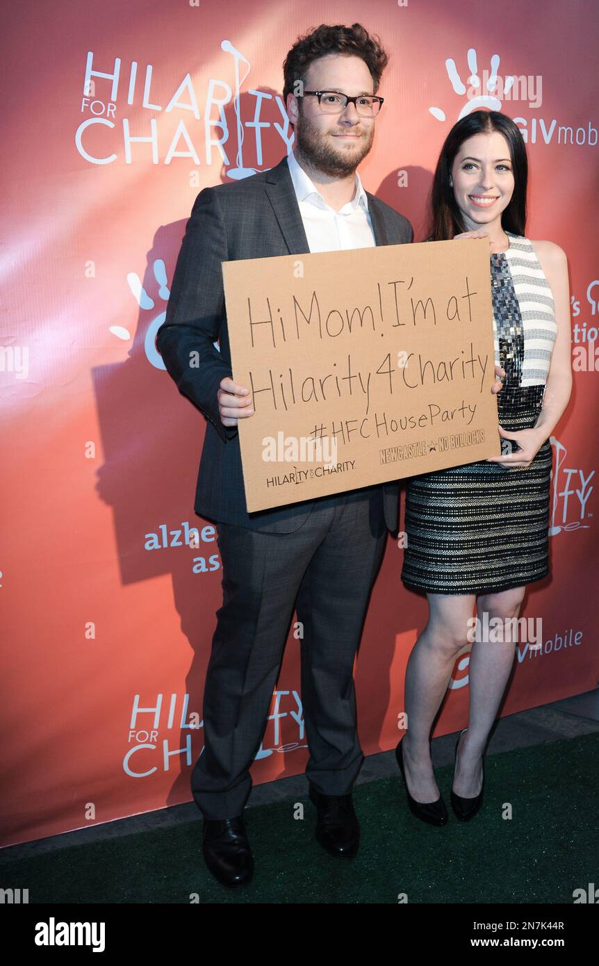 Seth Rogen arrives at Seth Rogen's "House Party" with Hilarity for ...