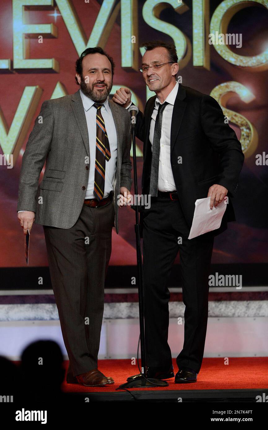 (L-R) Jason Ensler and Robert Knepper onstage at the 34th College ...