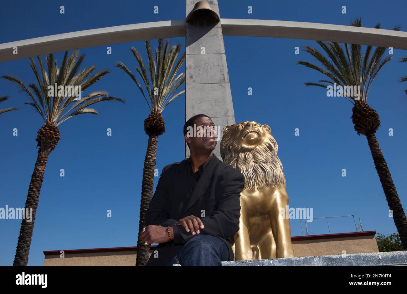 In this photo taken Wednesday, Mar. 13, 2013, former child actor Rodney ...
