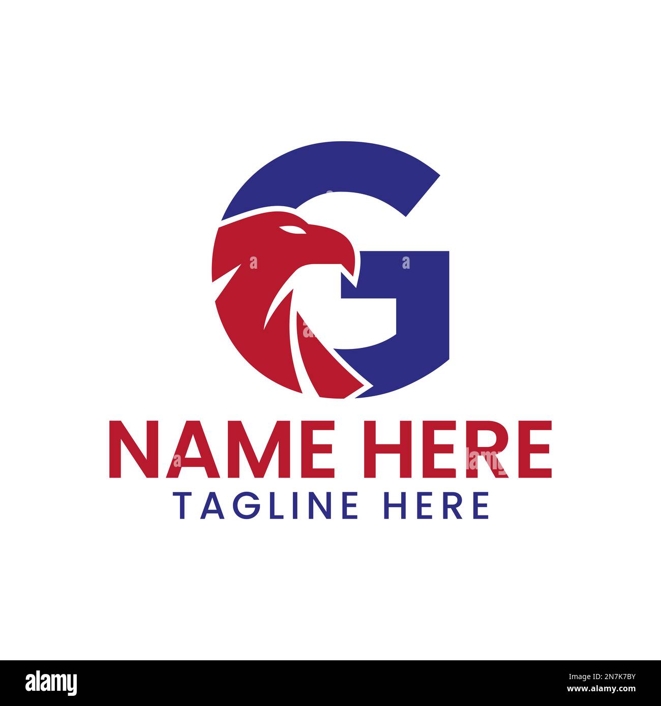 Letter G Eagle Logo Design Vector Template Stock Vector Image & Art - Alamy