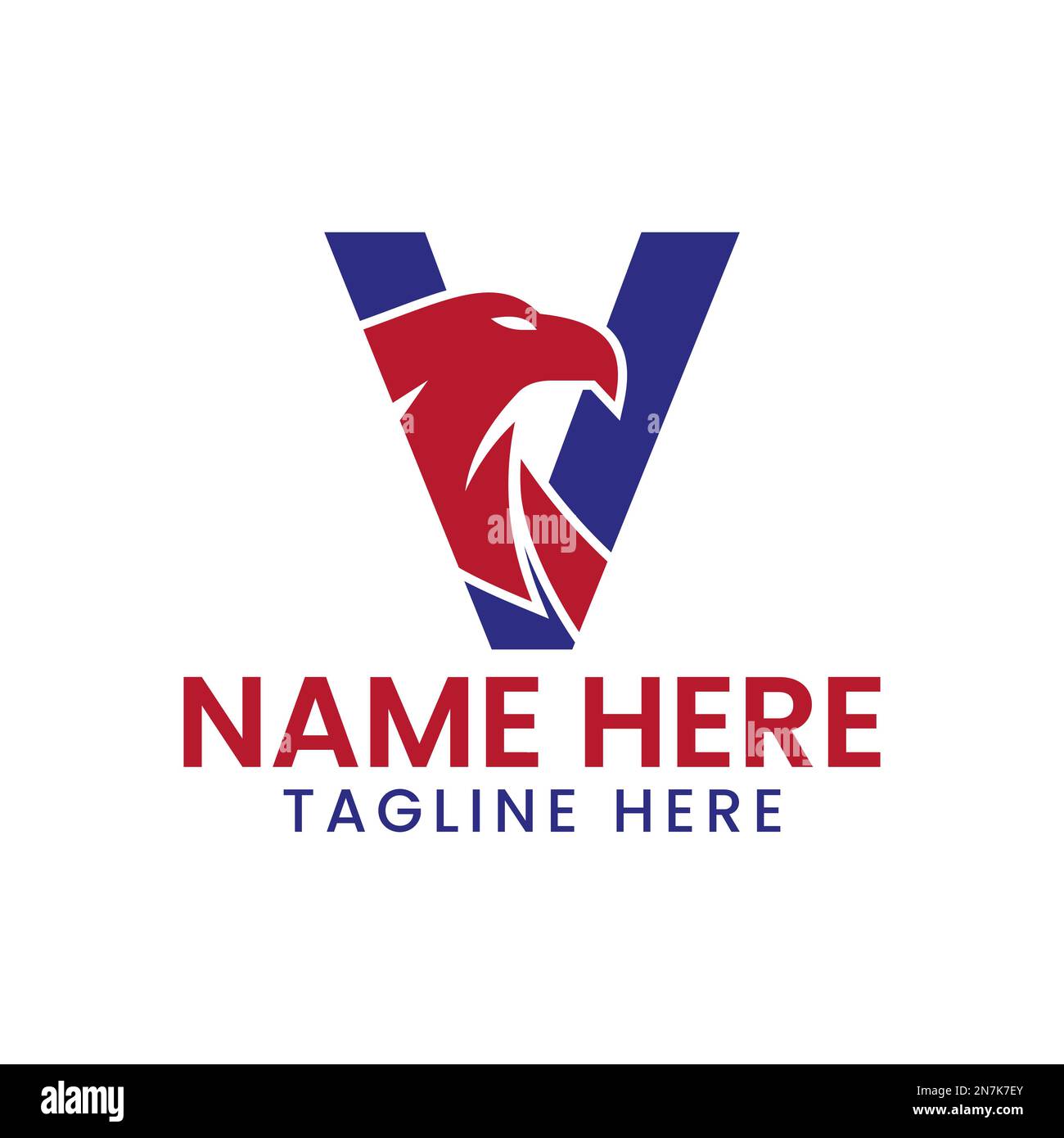 Letter V Eagle Logo Design Vector Template Stock Vector Image & Art - Alamy
