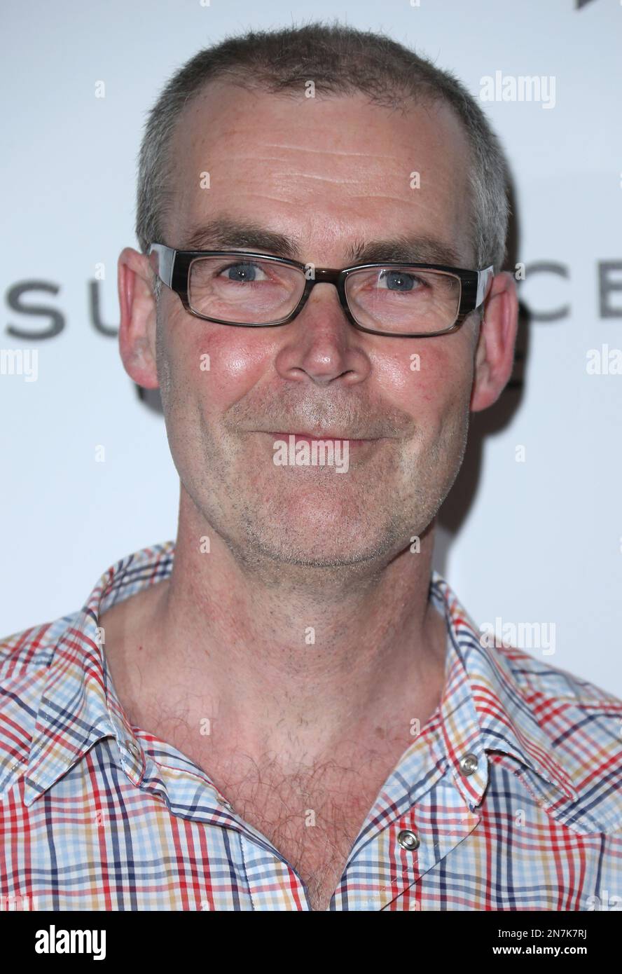 Director Andy Heathcote arrives for a screening of The Moo Man as part ...