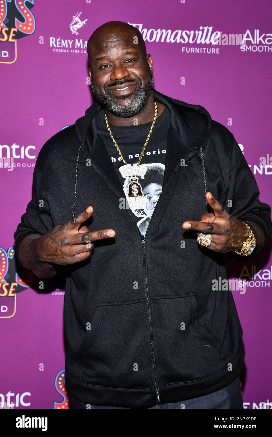 Phoenix, USA. 10th Feb, 2023. Shaquille O'neal walking on the carpet at ...
