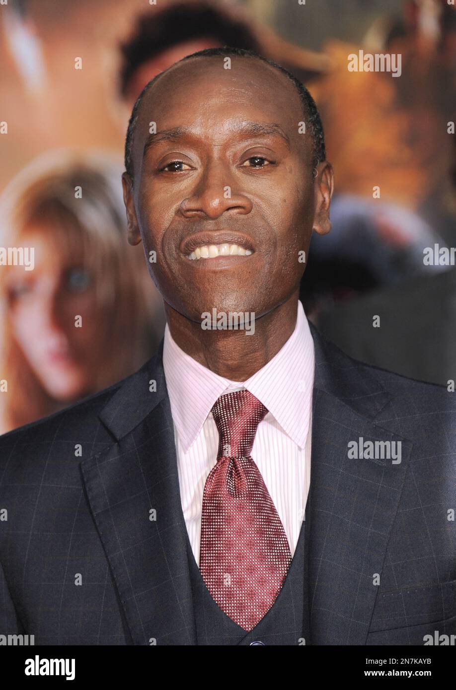 Actor Don Cheadle arrives at the world premiere of "Marvel's Iron Man 3 ...