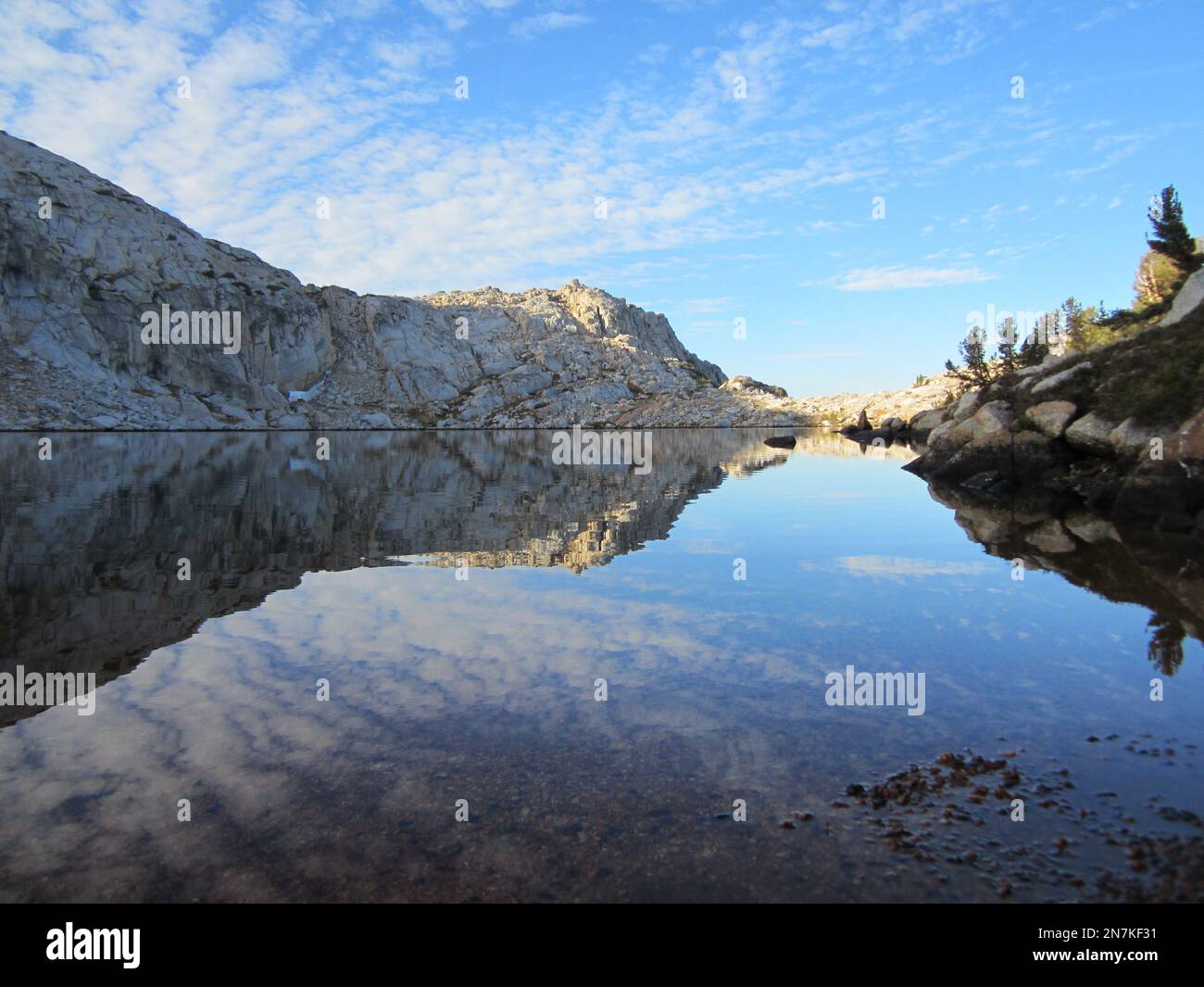 This Sept. 20, 2012 photo shows an unnamed lake in Yosemite National ...