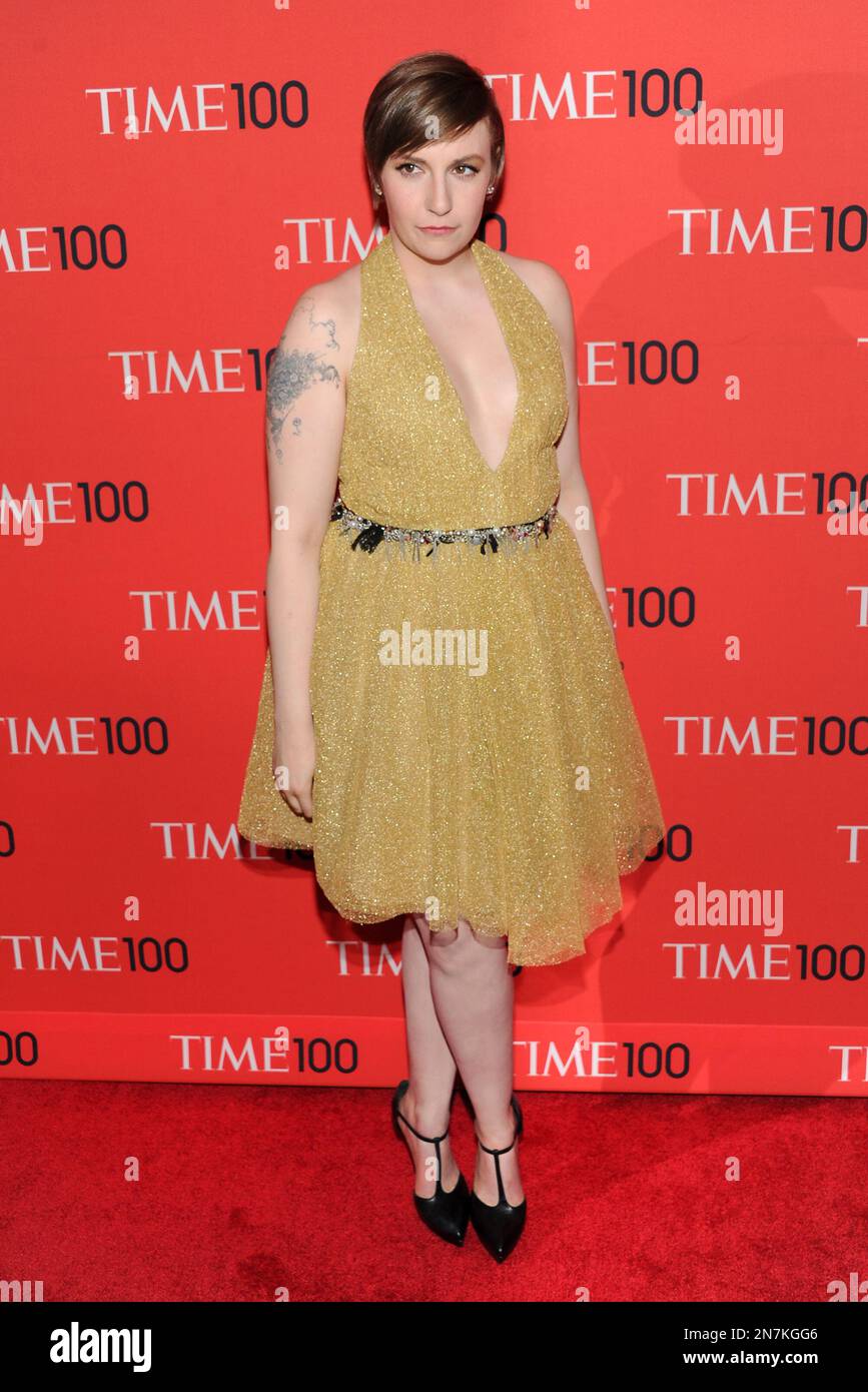 Actress Lena Dunham attends the TIME 100 Gala celebrating the "100 Most ...
