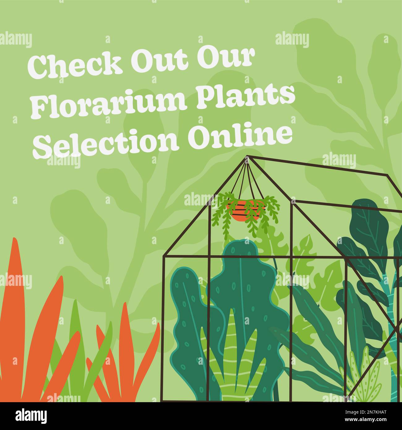 Florarium Stock Vector Images - Alamy