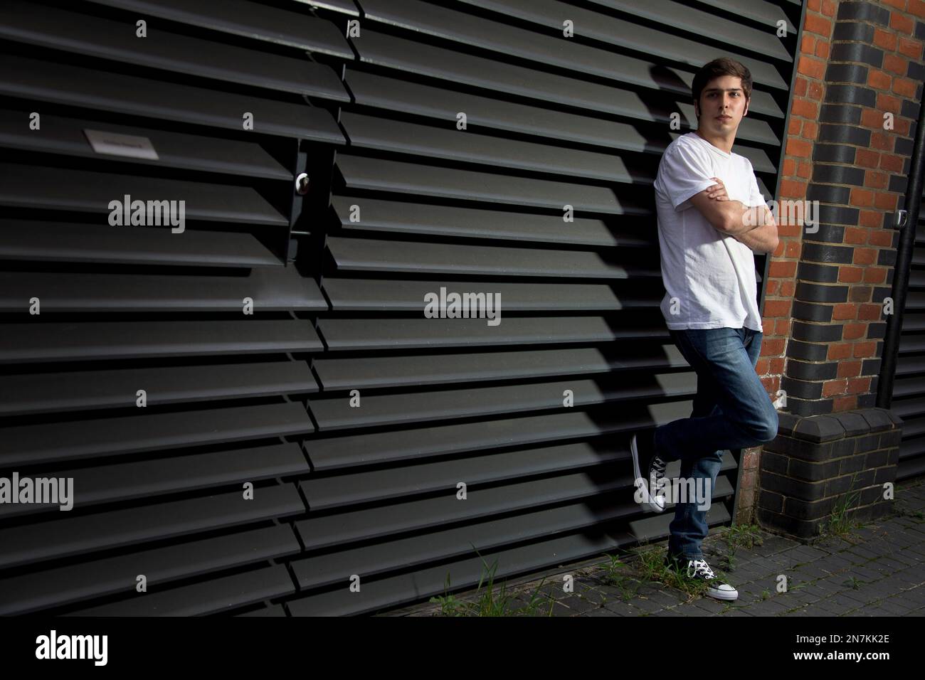 Josh Kumra poses for portraits at The Interchange in Camden Lock, north ...