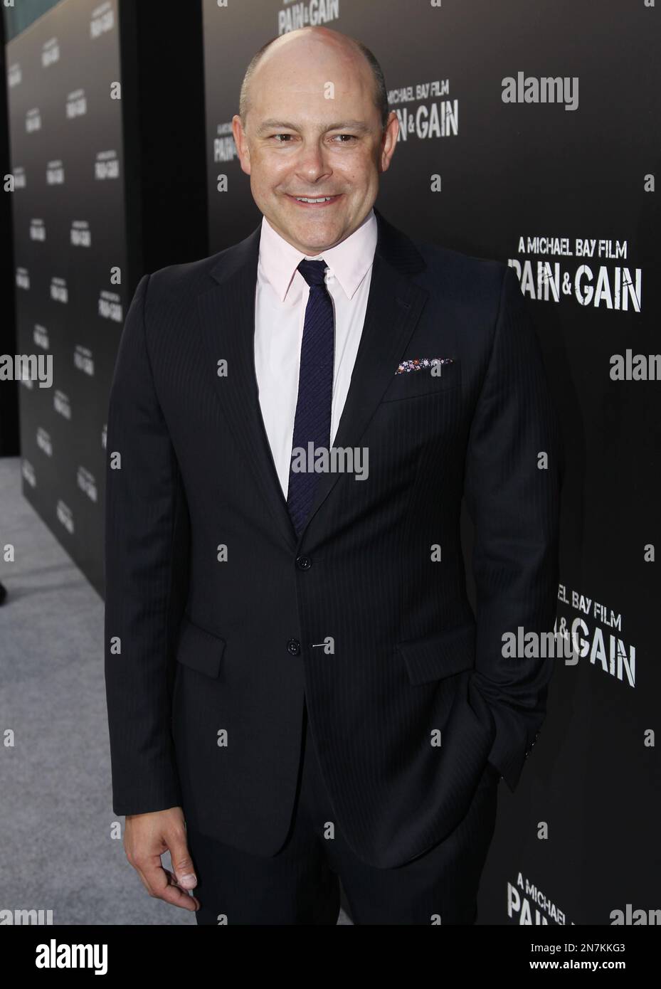 Rob Corddry arrives at the LA Premiere of "Pain and Gain" at the TCL ...