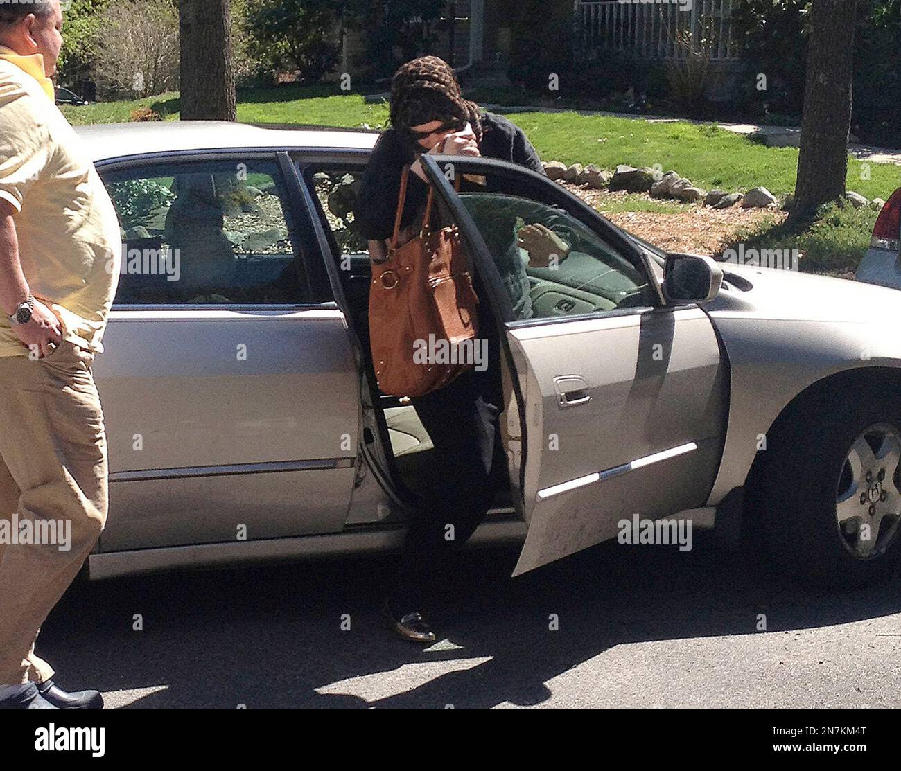 In this Sunday, April 21, 2013 photo, Katherine Russell Tsarnaev ...