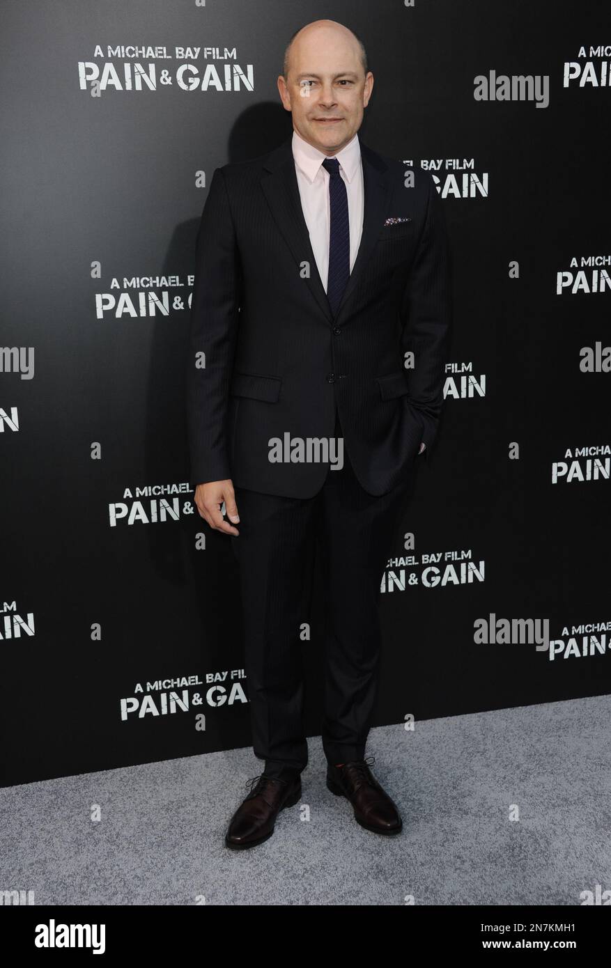 Rob Corddry arrives at the LA Premiere of "Pain and Gain" at the TCL ...