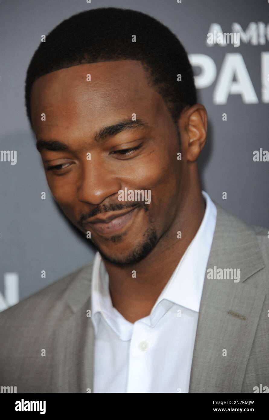 Anthony Mackie arrives at the LA Premiere of "Pain and Gain" at the TCL ...
