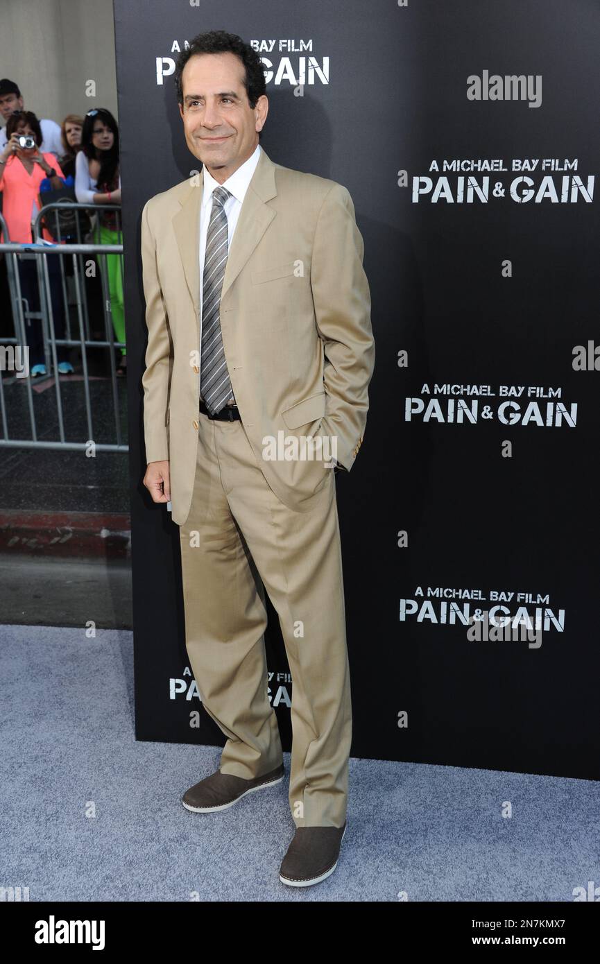 Tony Shalhoub arrives at the LA Premiere of "Pain and Gain" at the TCL ...