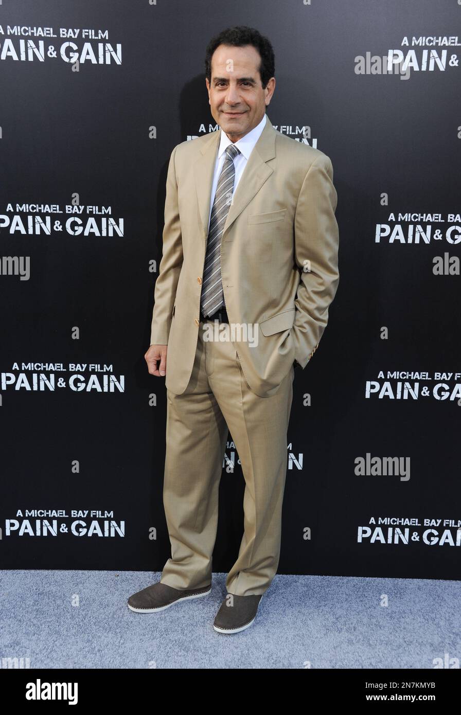 Tony Shalhoub arrives at the LA Premiere of "Pain and Gain" at the TCL ...