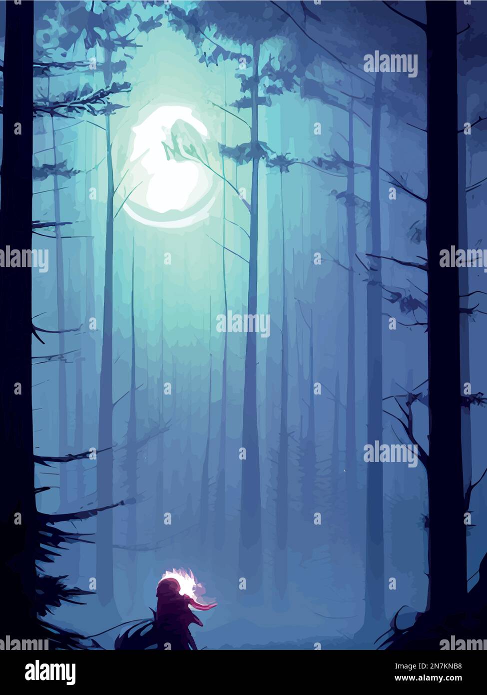 Watercolor tree without leaves Stock Vector Images - Alamy