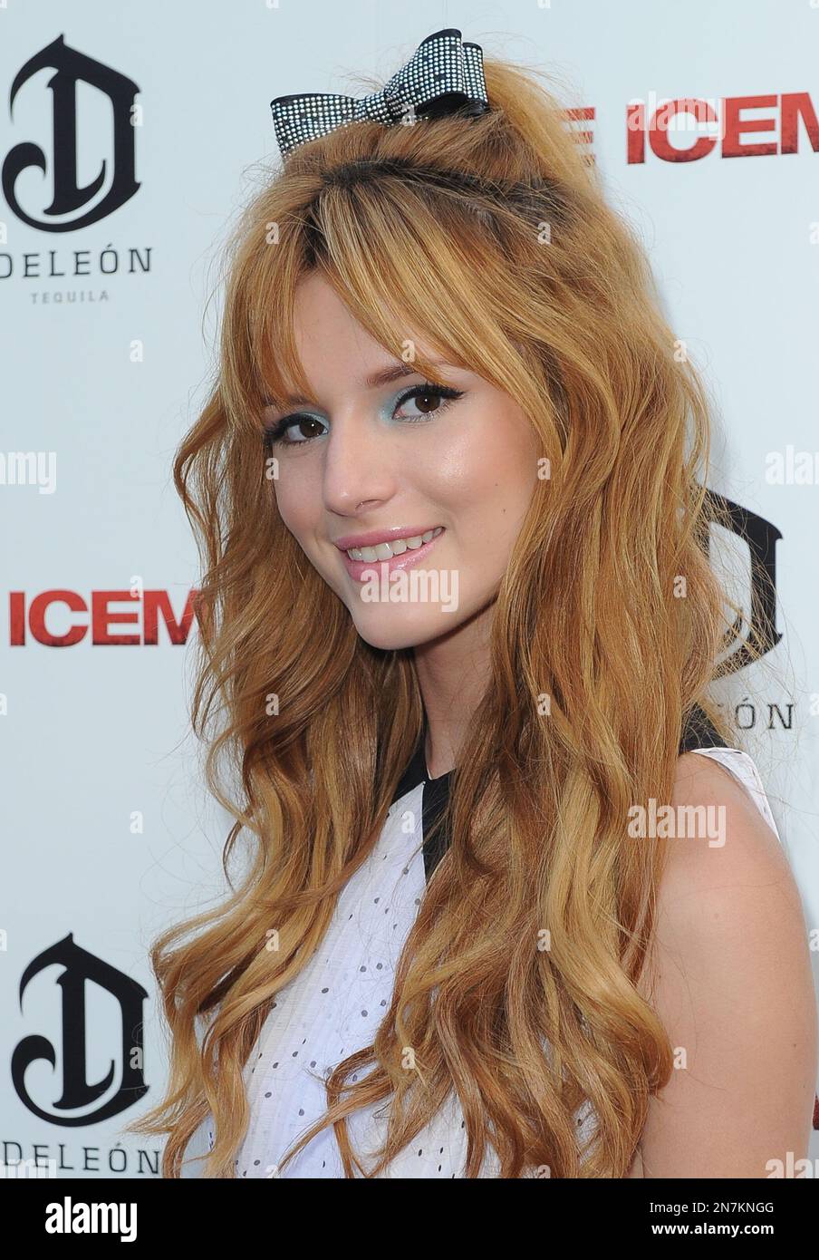 Bella Thorne arrives at the LA Special Screening of "The Iceman" at the ...