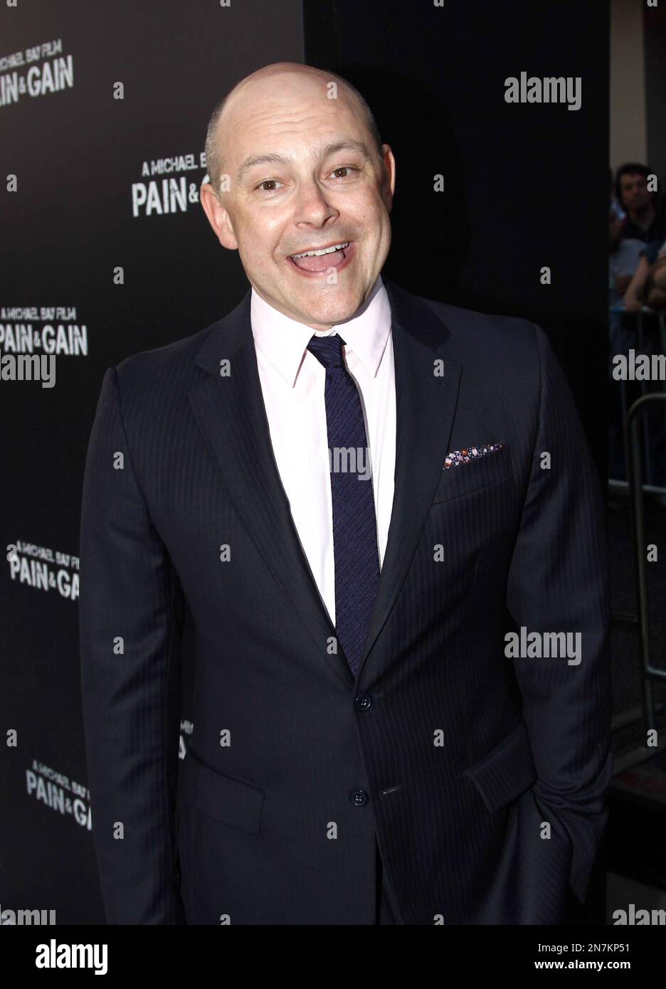 Actor Rob Corddry arrives at the LA Premiere of "Pain and Gain" at the ...