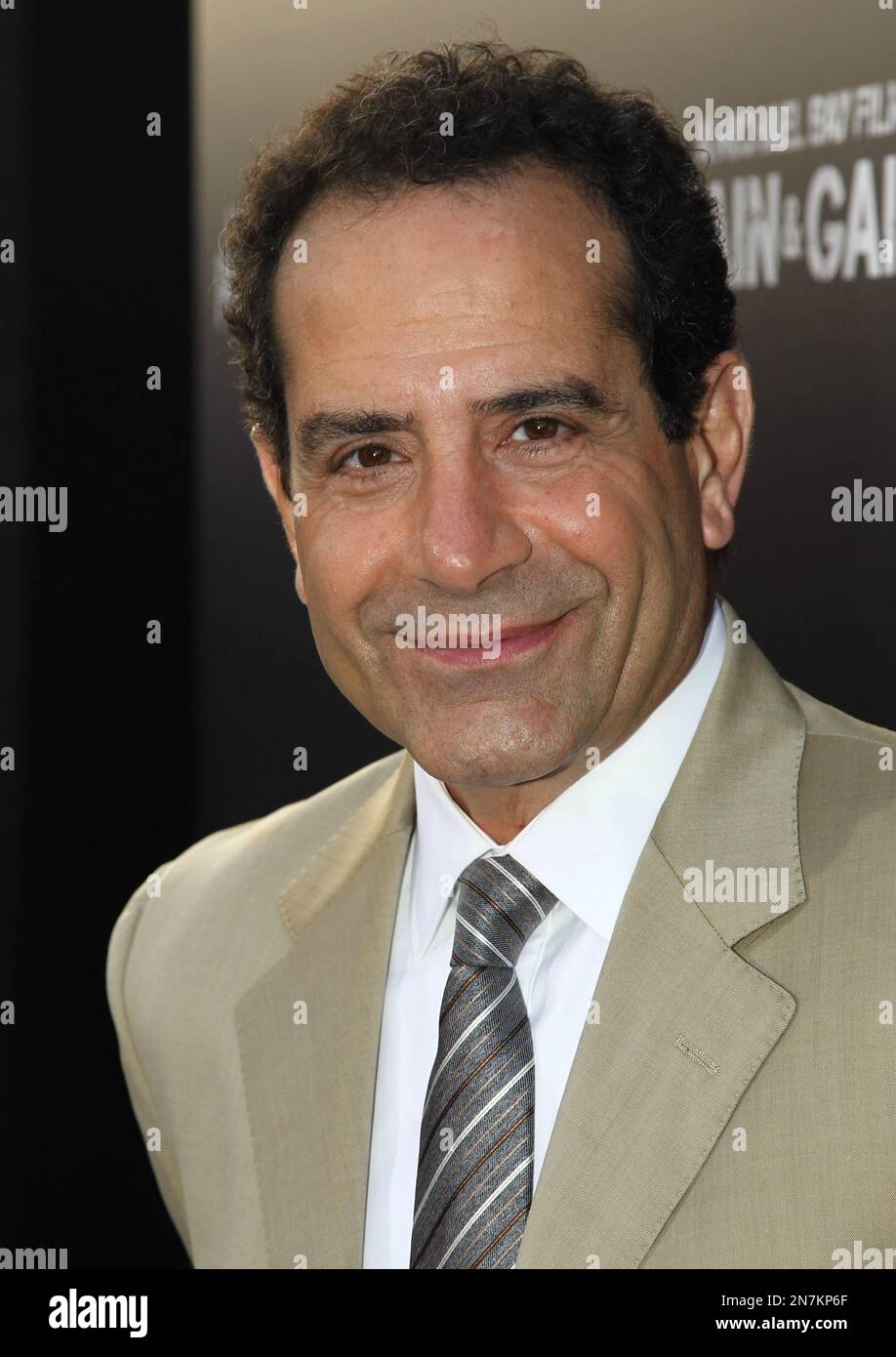 Actor Tony Shalhoub arrives at the LA Premiere of "Pain and Gain" at ...