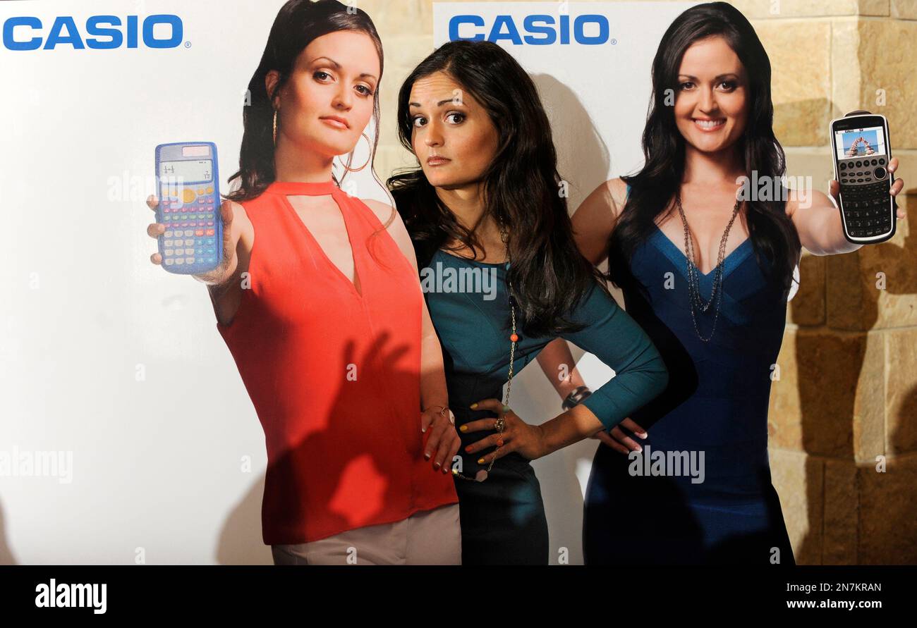 TV star Danica McKellar , who is also a mathematician and Casio ...