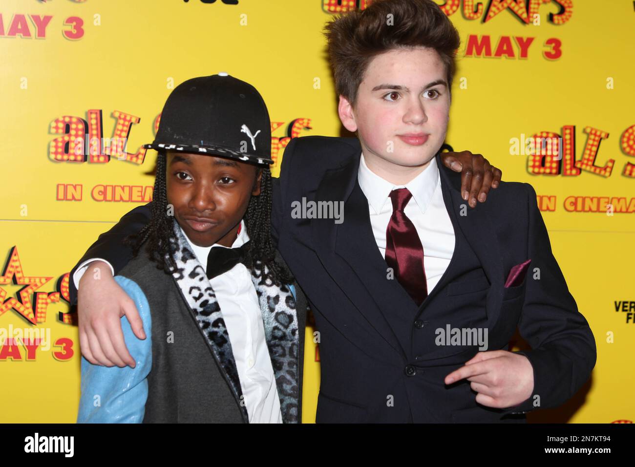 Akai, Theo Stevenson at the premiere of All Stars at the VUE West End ...