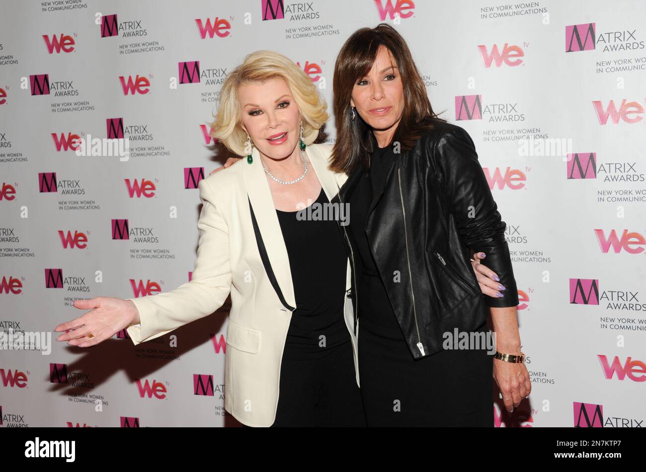 Television personalities Joan Rivers, left, and daughter Melissa Rivers ...