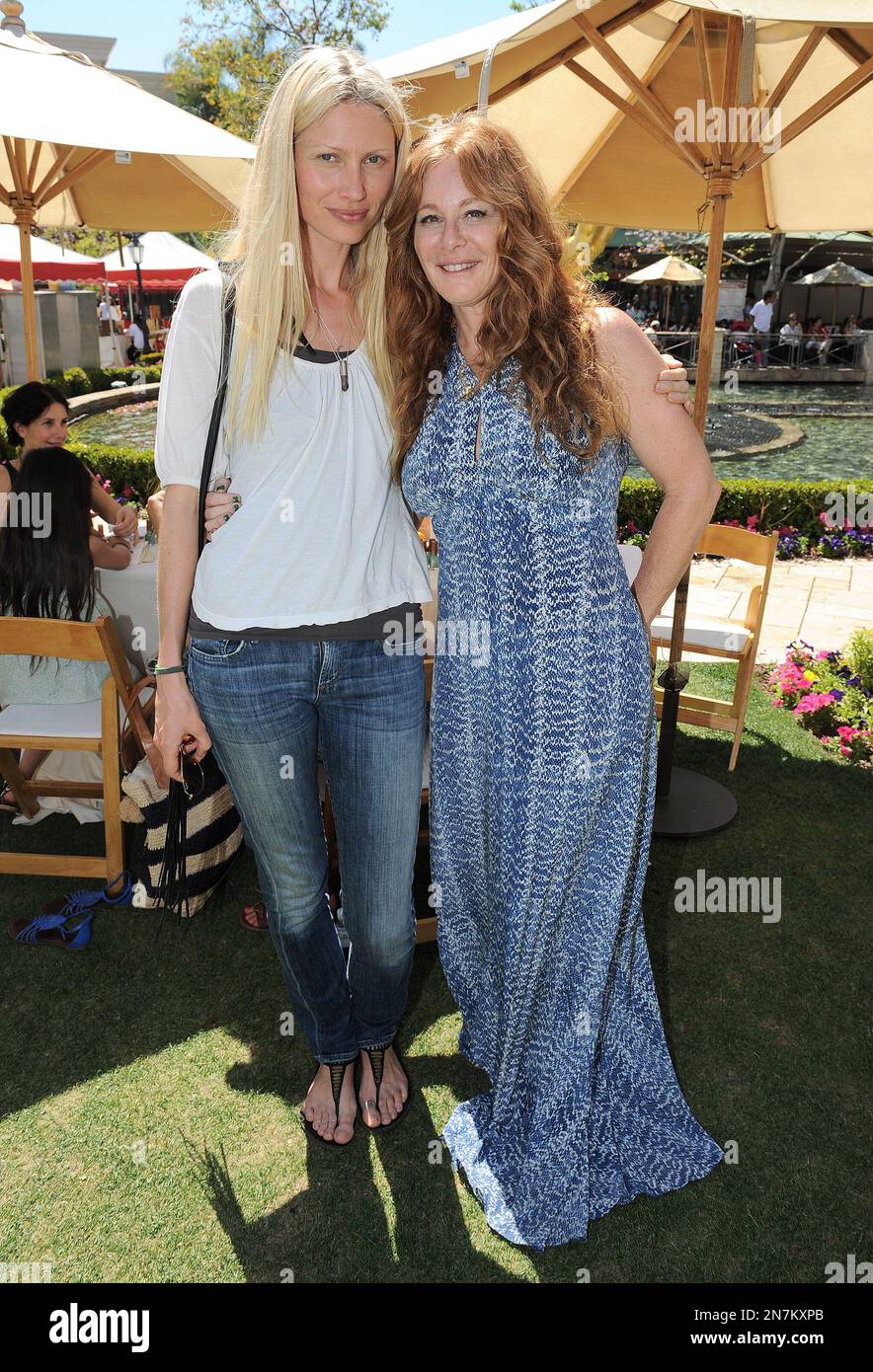 Kirsty Hume, left, and Kimberly Muller attend the Earth Day Celebration ...