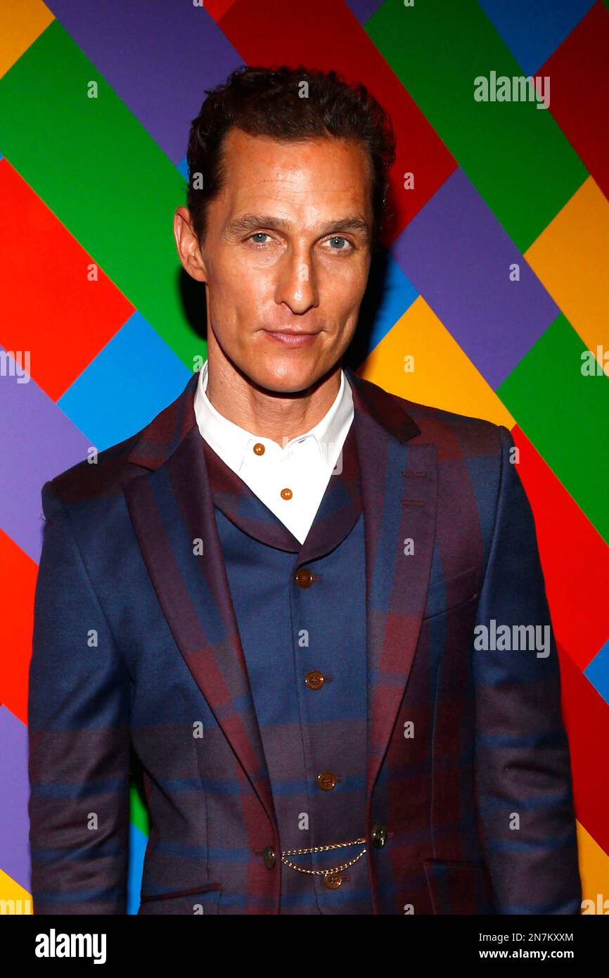 Actor Matthew McConaughey arrives for The Cinema Society's screening of ...