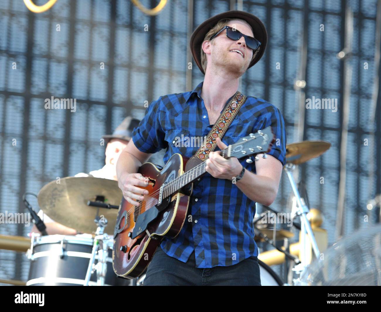 Wesley Schultz of The Lumineers performs during the second weekend of ...