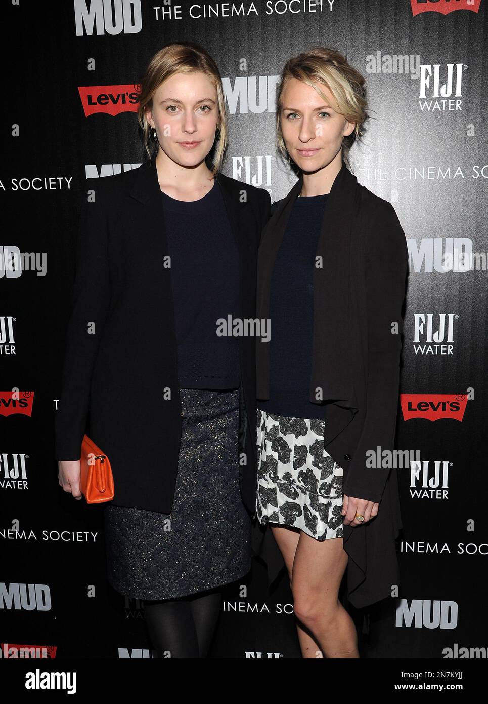 Actresses Greta Gerwig, left, and Mickey Sumner attend the premiere of ...