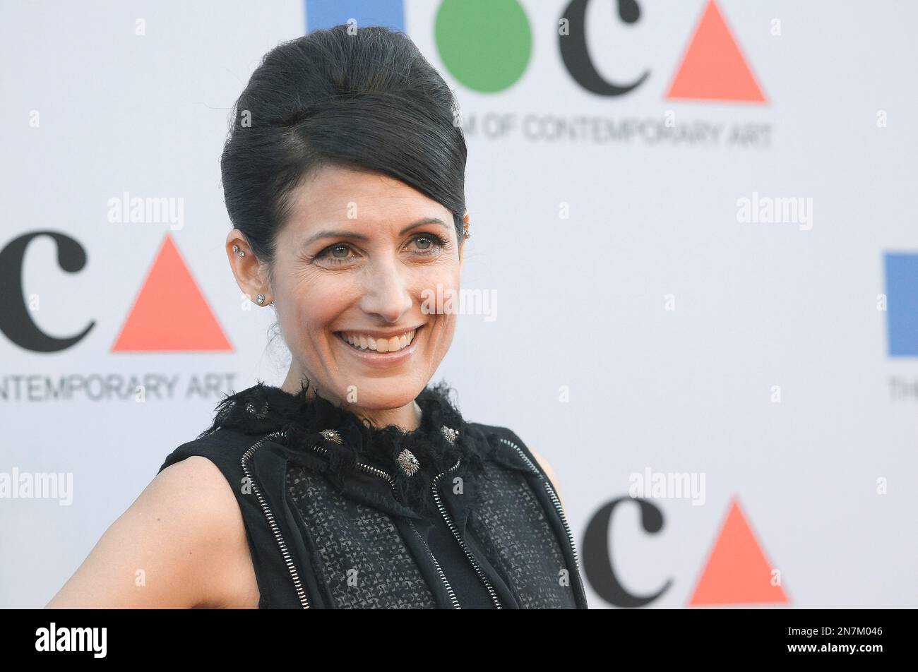 Lisa Edelstein arrives at the 2013 MOCA Gala celebrating the opening of ...