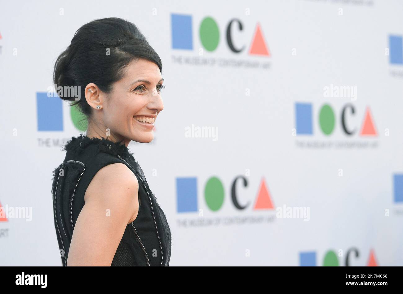 Lisa Edelstein arrives at the 2013 MOCA Gala celebrating the opening of ...