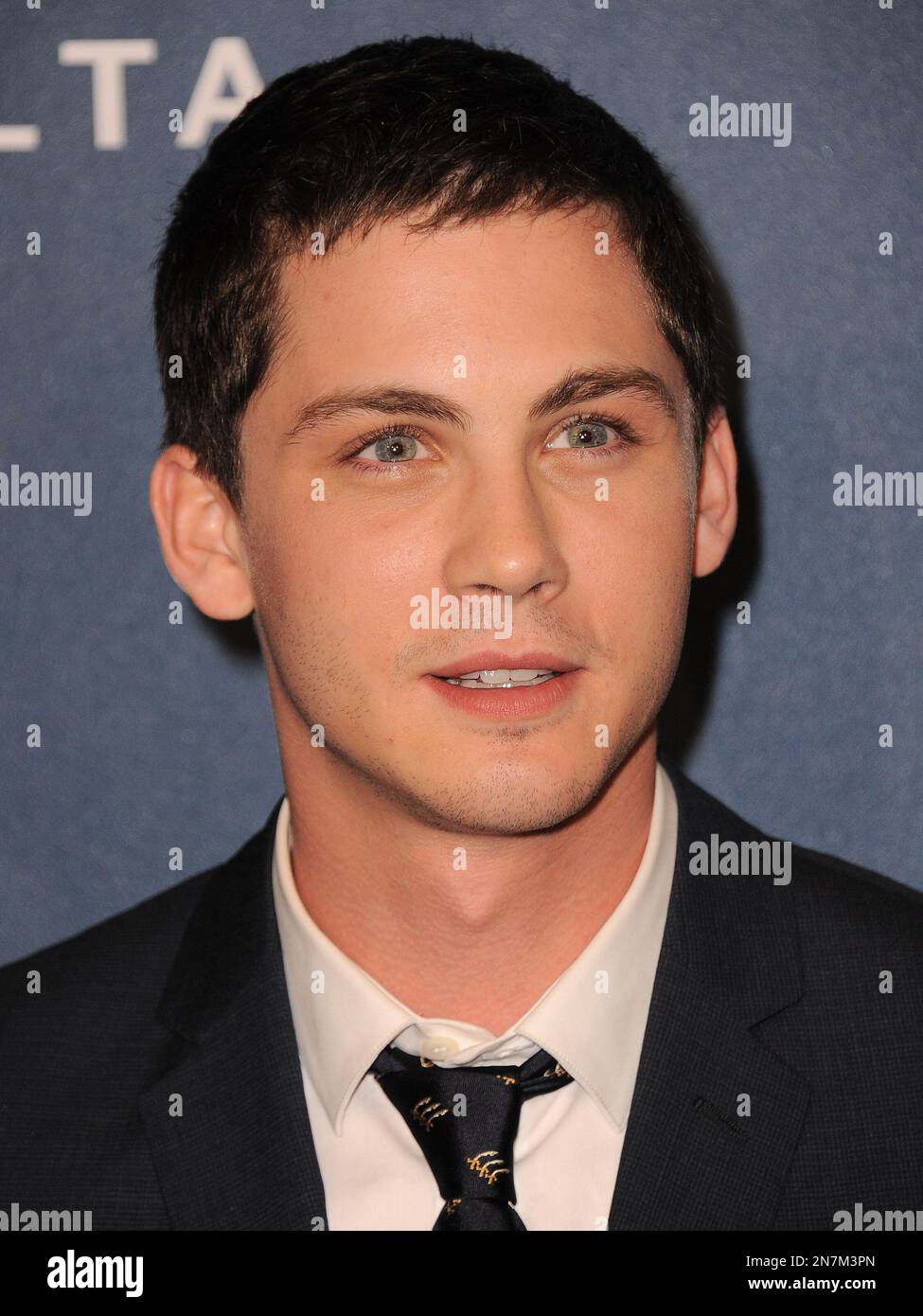 Logan Lerman arrives at the 24th Annual GLAAD Media Awards at the JW ...
