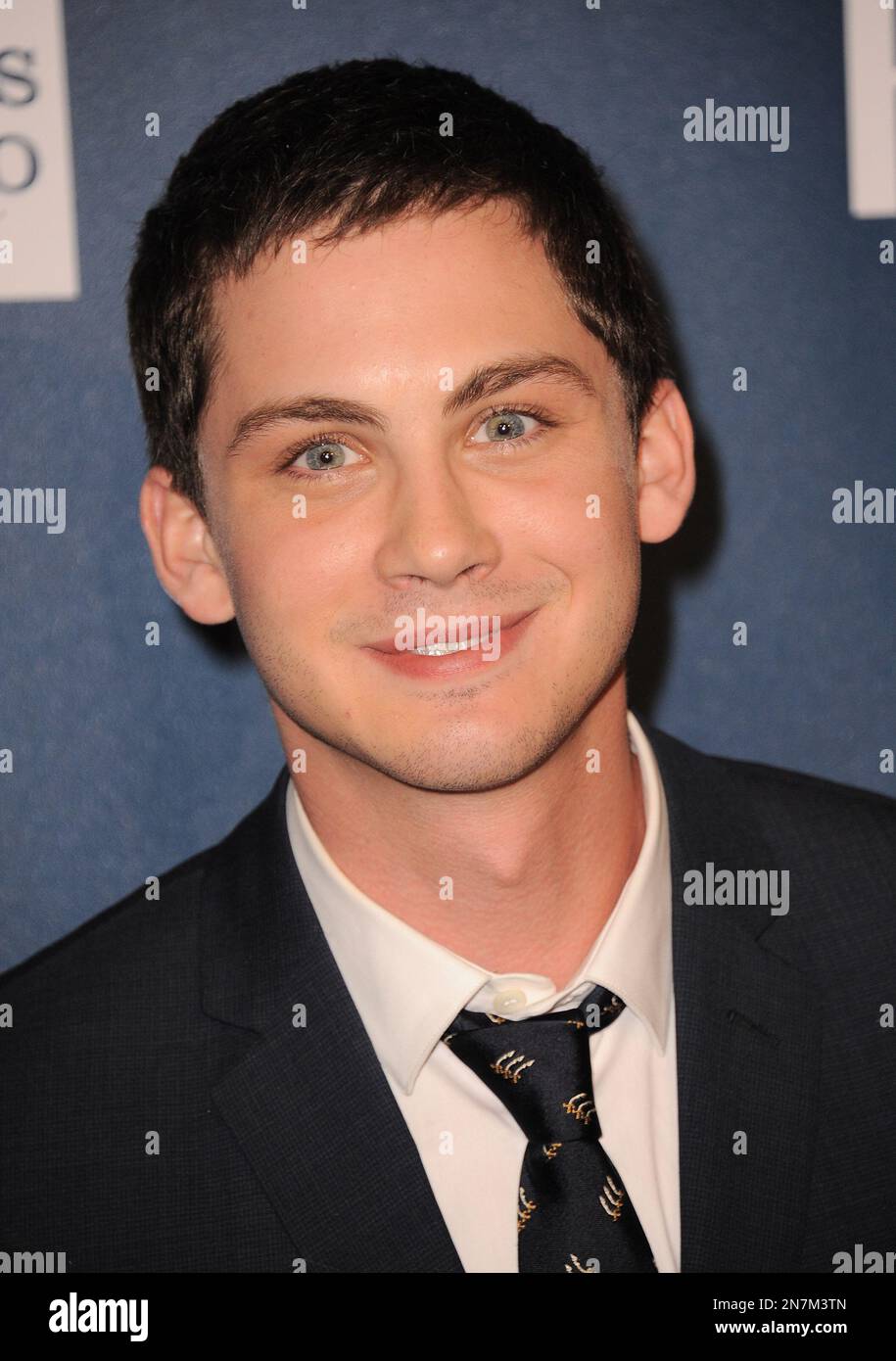 Logan Lerman arrives at the 24th Annual GLAAD Media Awards at the JW ...