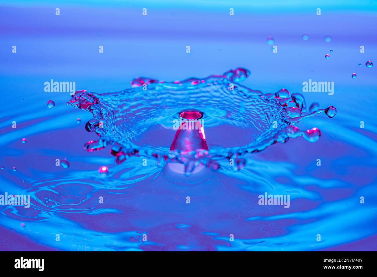 Macro photography water drops photographed with Pluto trigger Stock ...