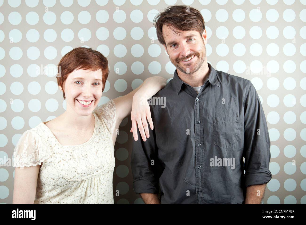 From left, director Steph Green and lead actor Will Forte, from "Run ...